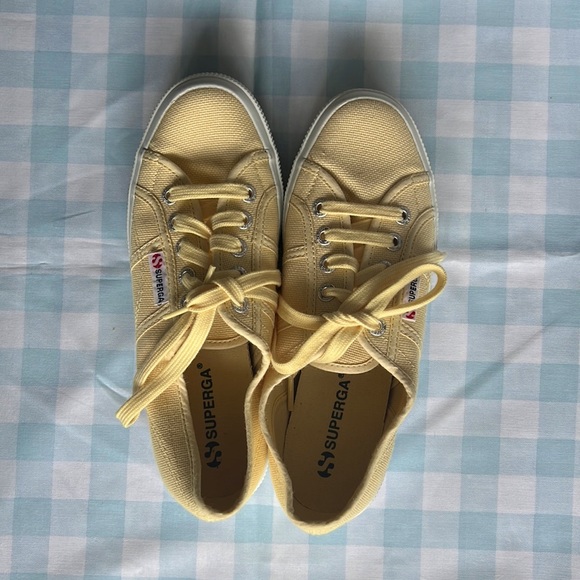 Superga | Shoes | Pastel Yellow Superga Sneaker | Poshmark